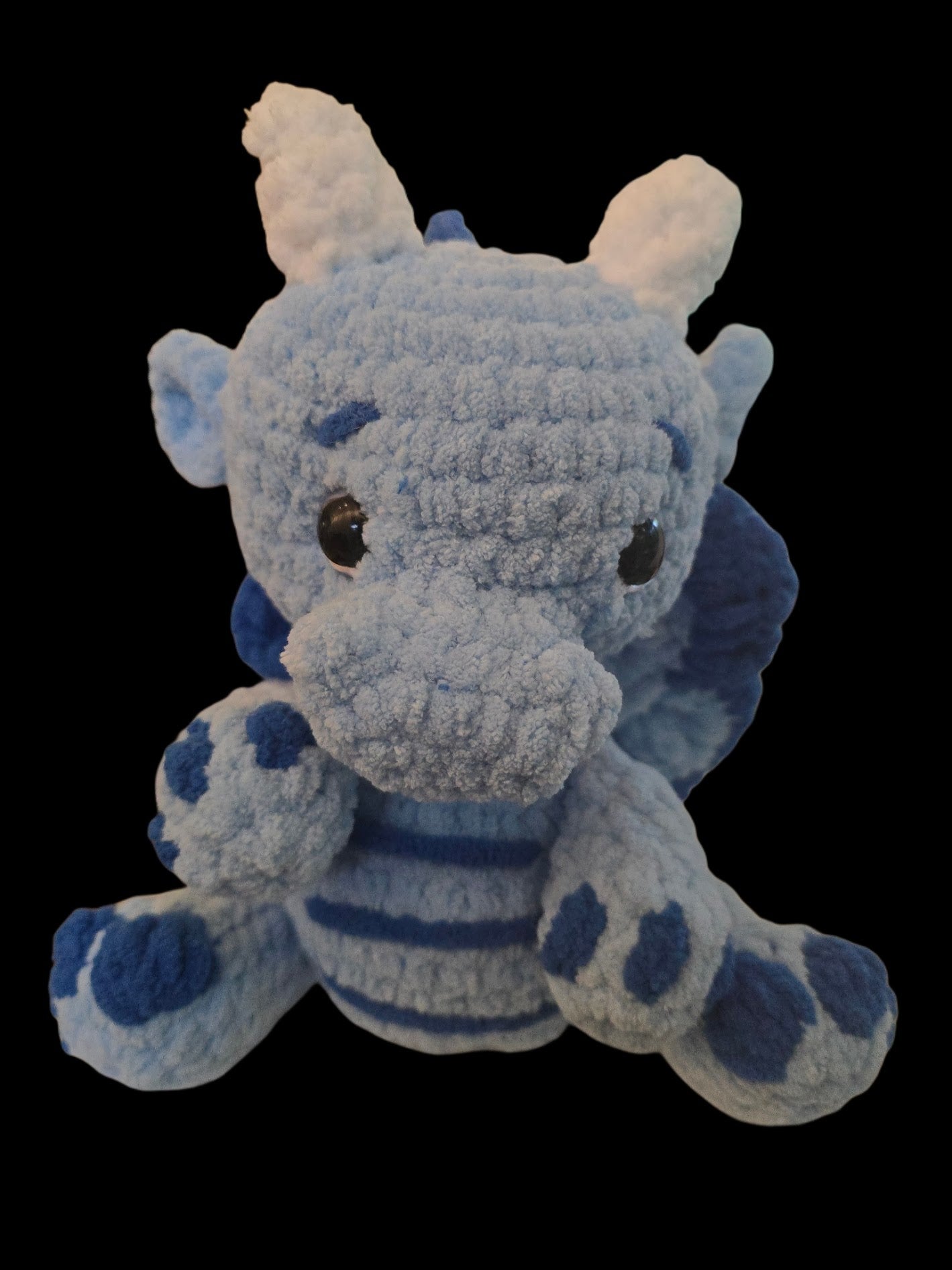 BLUE BUTTERFLY DRAGON | Fairytale Fiber Art